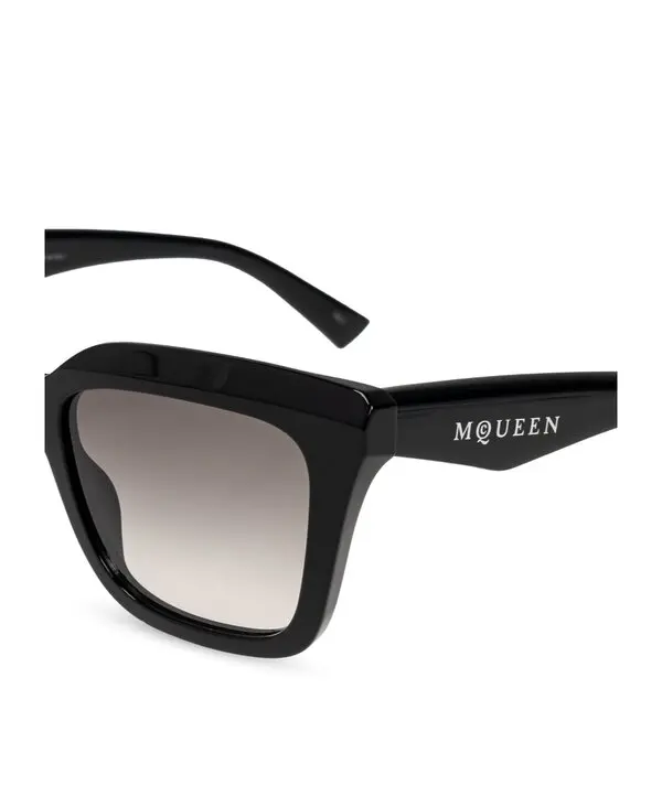 Alexander McQueen Square Frame Sunglasses - Black