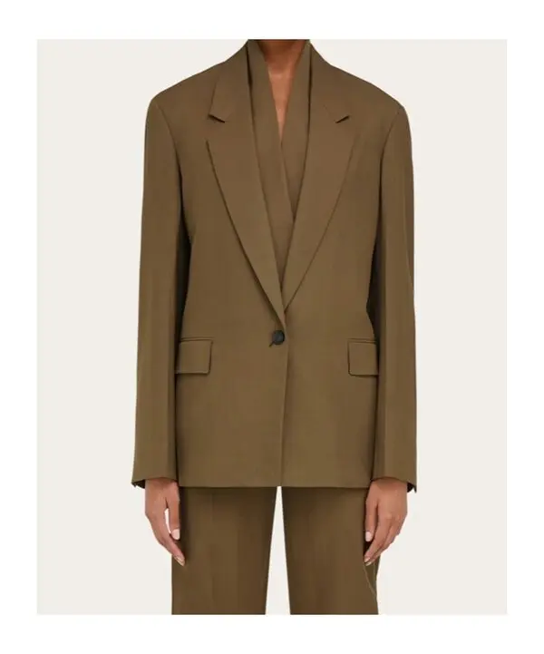 FERRAGAMO Notched Lapel Single-breasted Blazer