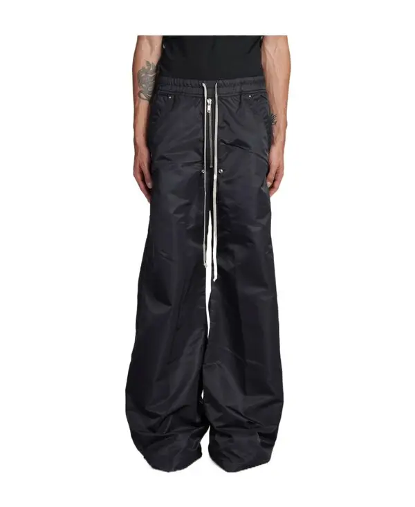Rick Owens Geth Bela Wide-leg Trousers - Black
