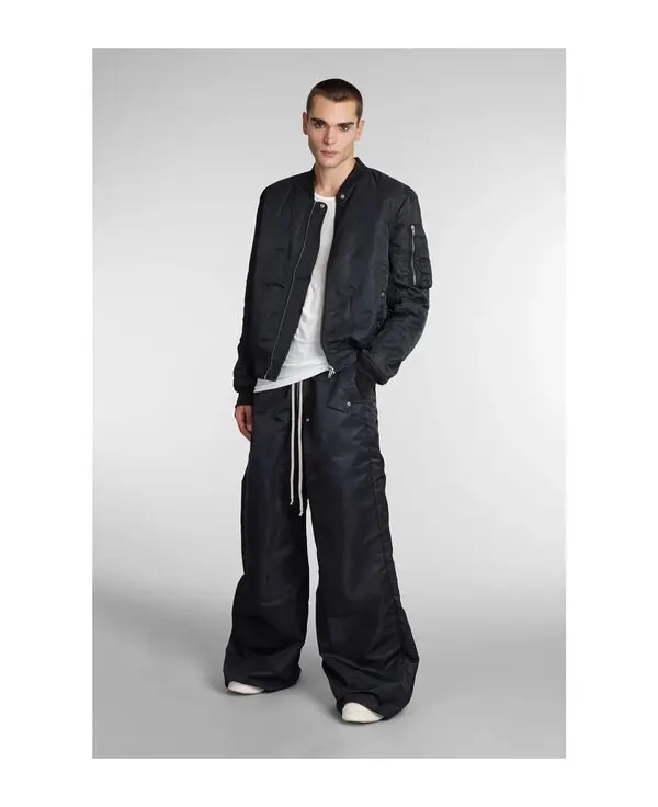 Rick Owens Geth Bela Wide-leg Trousers - Black