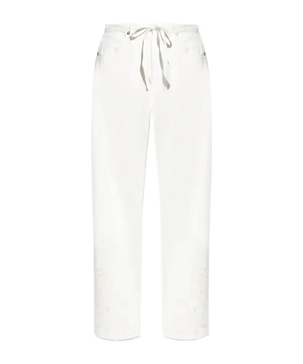 RAG  BONE Rag & Bone Embroidered Drawstring Trousers