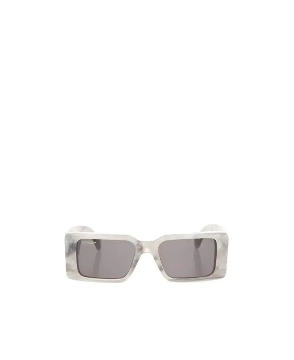 Off-White Milano Rectangle-frame Sunglasses - Gray