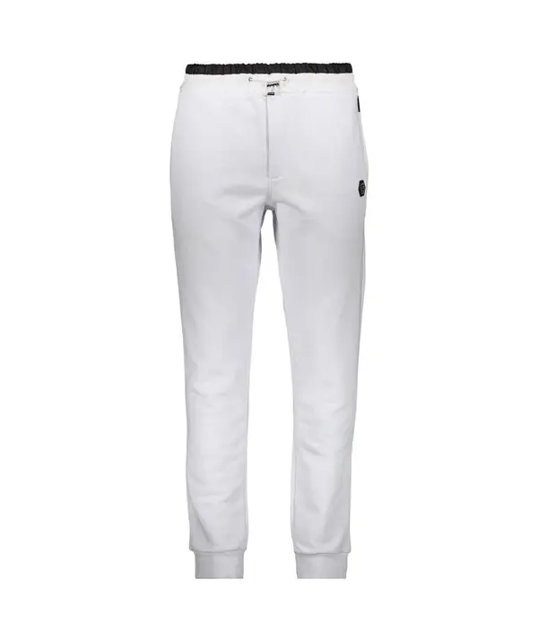 Philipp Plein Logo-patch Drawstring Track Pants - White