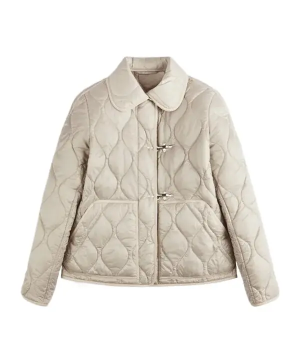 FAY 3-ganci Quilted Technical Fabric Jacket - Light Brown