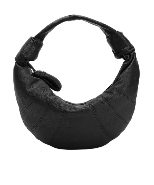 LEMAIRE Mini Fortune Croissant Tote Bag - Black