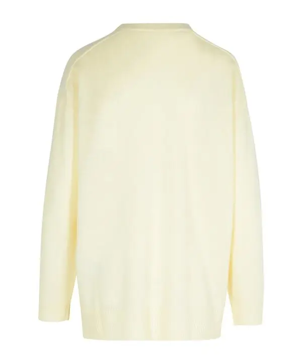 P.a.r.o.s.h Crewneck Knitted Jumper - Cream