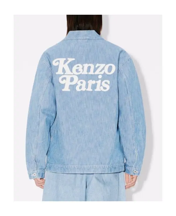 Kenzo Logo Embroidered Belted Kimono Jacket