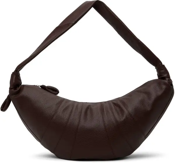 LEMAIRE Croissant Shoulder Bag - Walnut