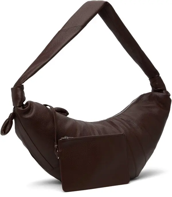 LEMAIRE Croissant Shoulder Bag - Walnut