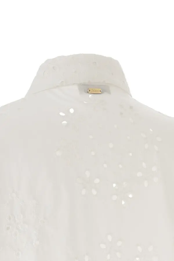 Herno Broderie Anglaise Relaxed Shirt
