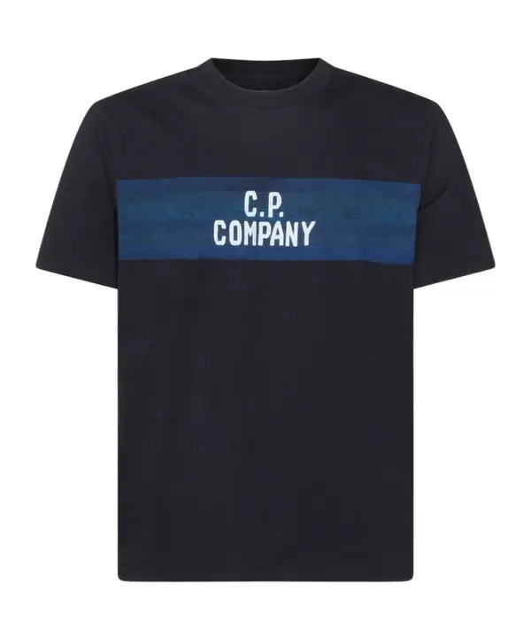 C.P. COMPANY Logo Printed Crewneck T-shirt