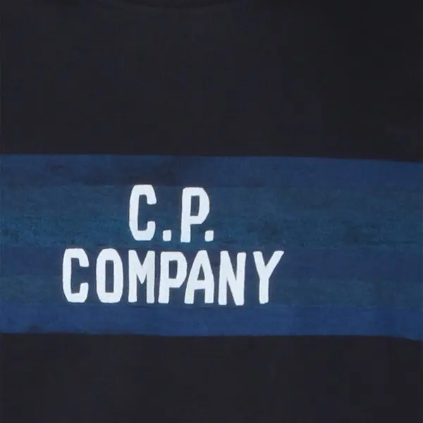 C.P. COMPANY Logo Printed Crewneck T-shirt