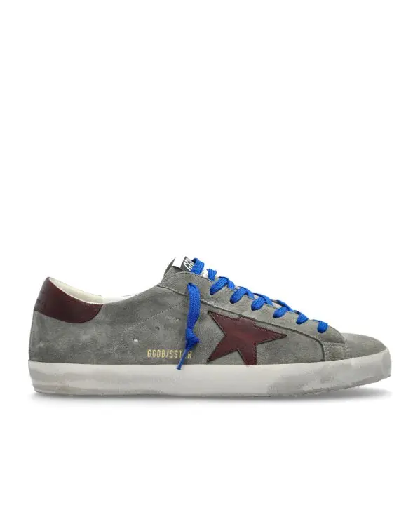 GOLDEN GOOSE Super Star Lace-up Sneakers - Grey