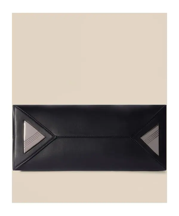 Attico Asymmetrical Shoulder Bag With Hinged Closure