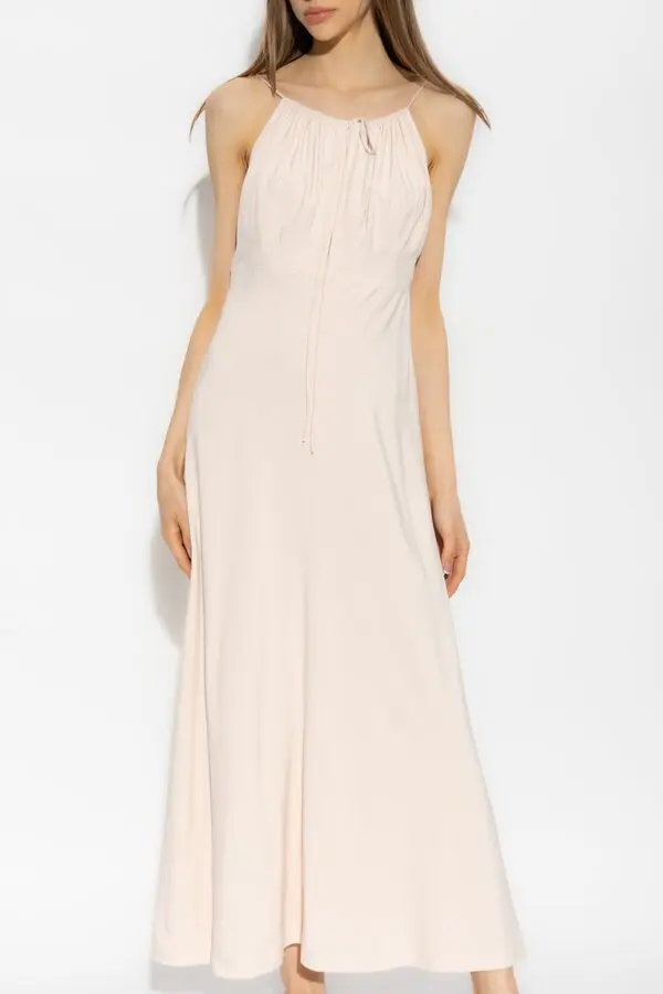 TOTEME Sleeveless V-neck Maxi Dress