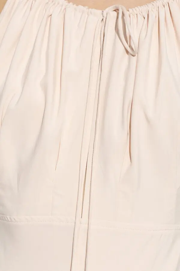 TOTEME Sleeveless V-neck Maxi Dress