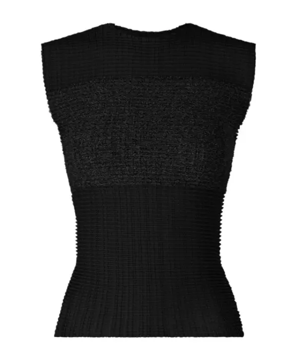 Issey Miyake Plissé-effect Sleeveless Top
