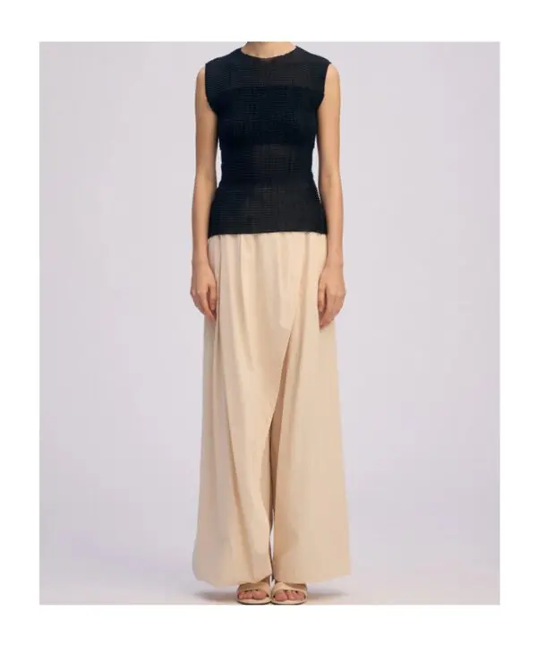 Issey Miyake Plissé-effect Sleeveless Top