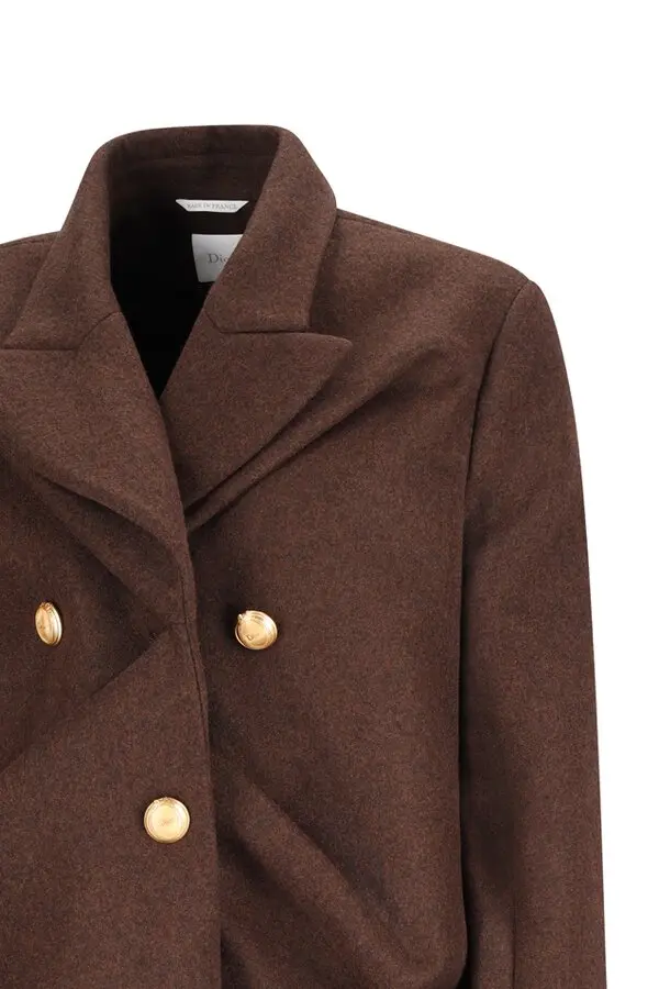 Dior Double-breasted Long-sleeved Coat