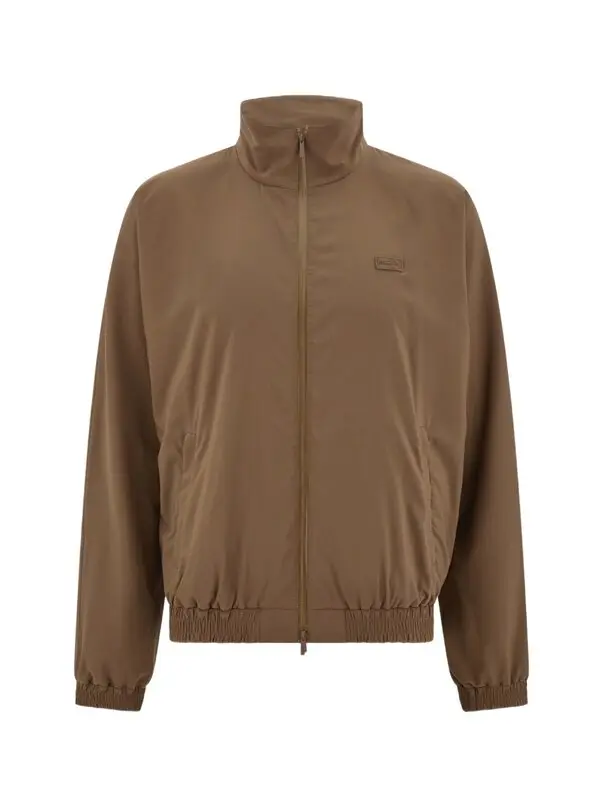 FERRAGAMO Reversible Zip-up Jacket - Walnut