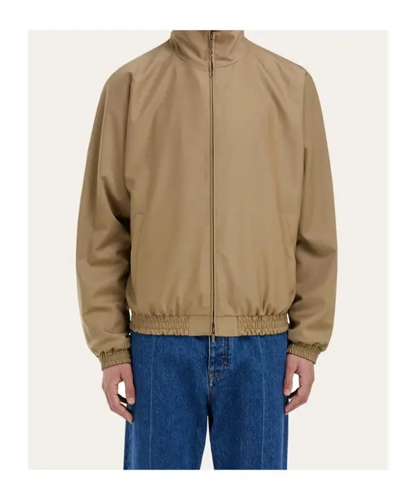 FERRAGAMO Reversible Zip-up Jacket - Walnut