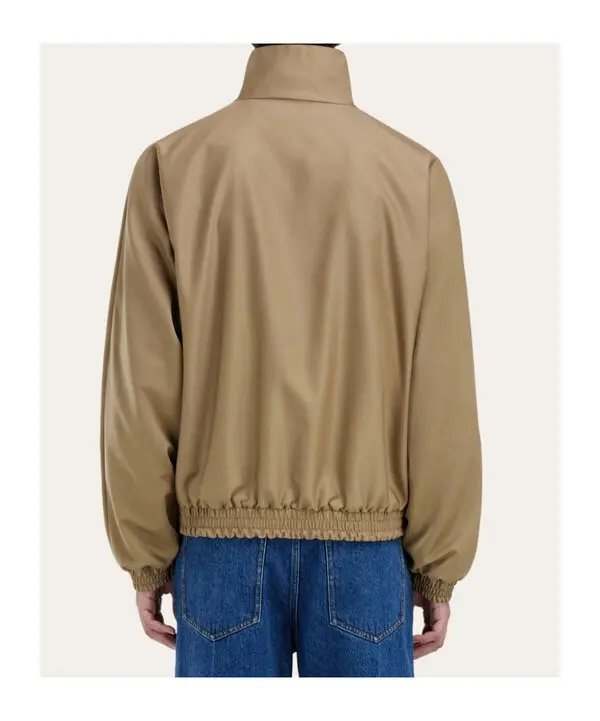 FERRAGAMO Reversible Zip-up Jacket - Walnut