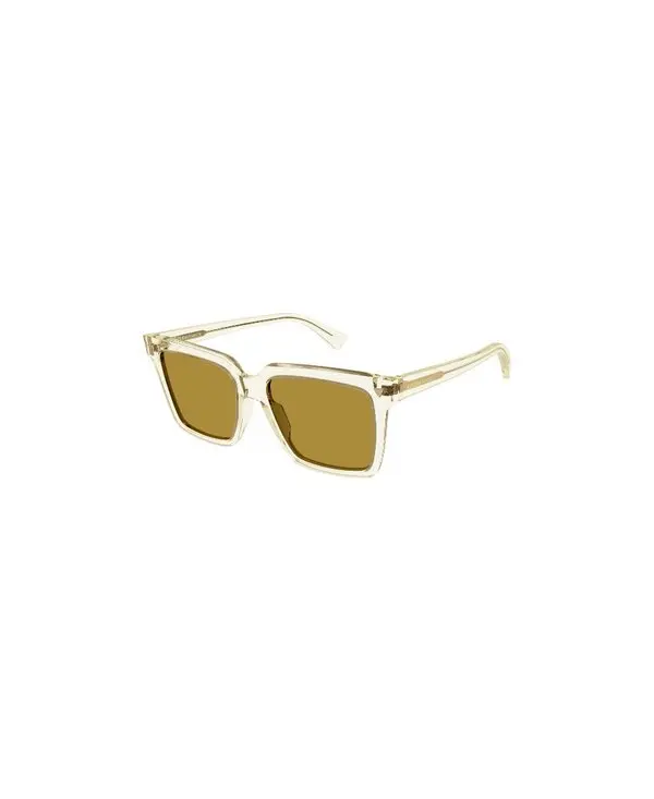 Bottega Veneta Square Frame Sunglasses - Yellow