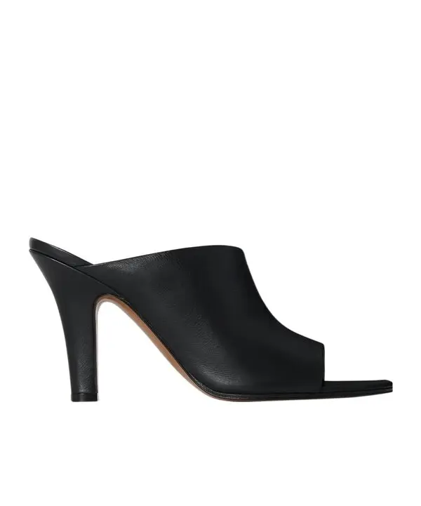 THE ROW 90mm Signum Mules - Black