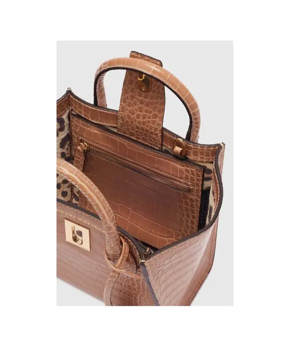 Ermanno Scervino Double Handle Shoulder Bag With Twist Lock