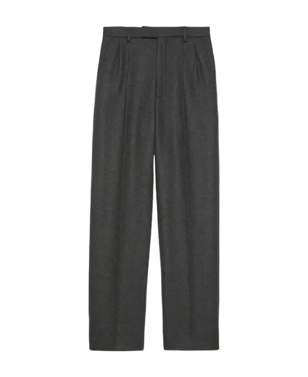 Gucci Straight Leg Tailored Pants - Gray
