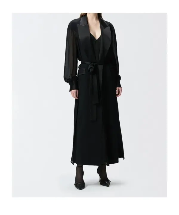 Pinko Long Coat Dress