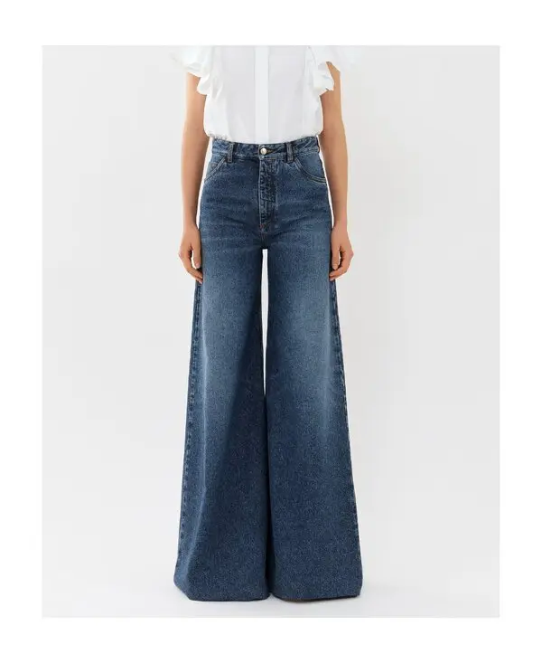 Chloé Wide-leg Jeans - Blue