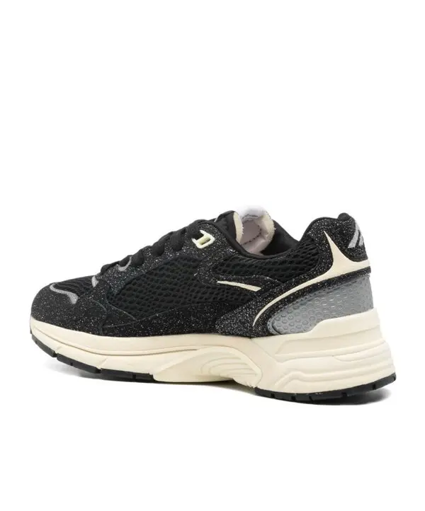 AUTRY Hyperway Low-top Glitter Sneakers - Black