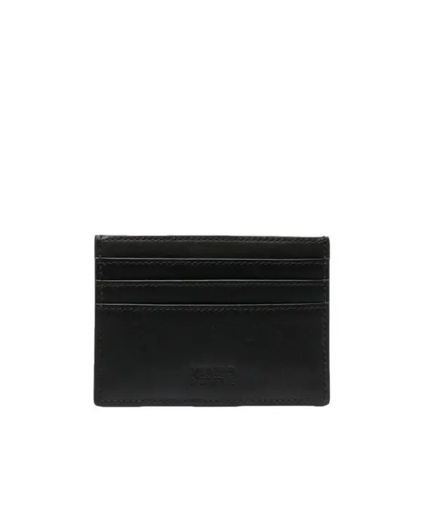 Kenzo Logo Printed Card Holder - Black
