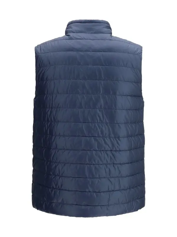 Herno Zip-up Reversible Gilet - Blue