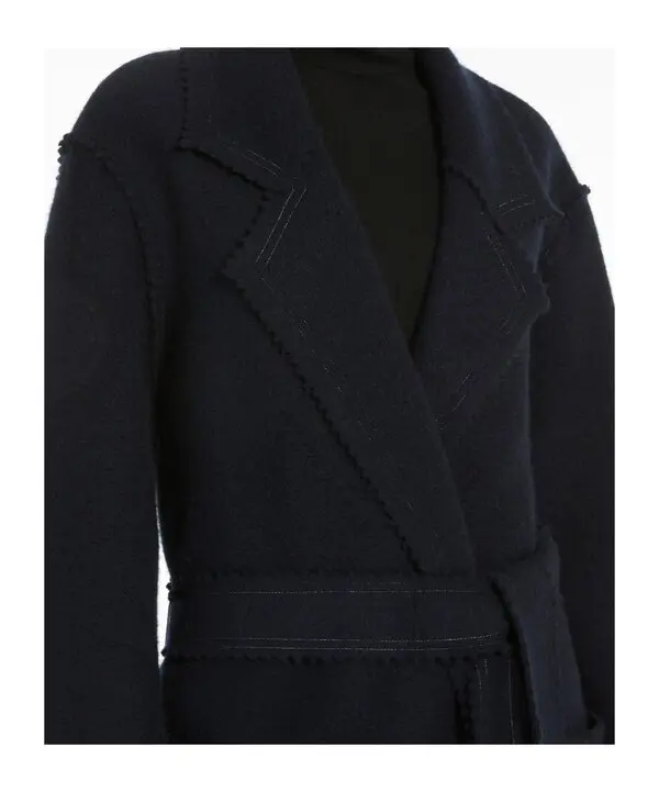 Max Mara Belted Notch-lapel Coat