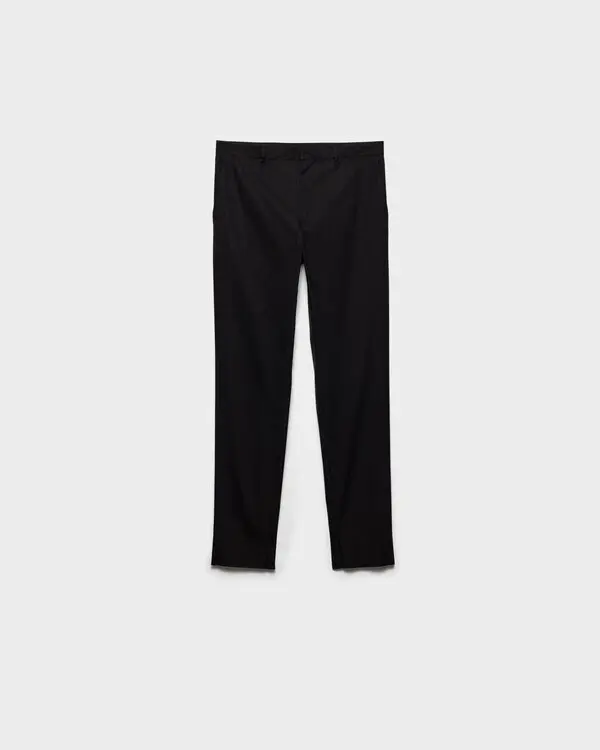 Prada Stretch Poplin Trousers