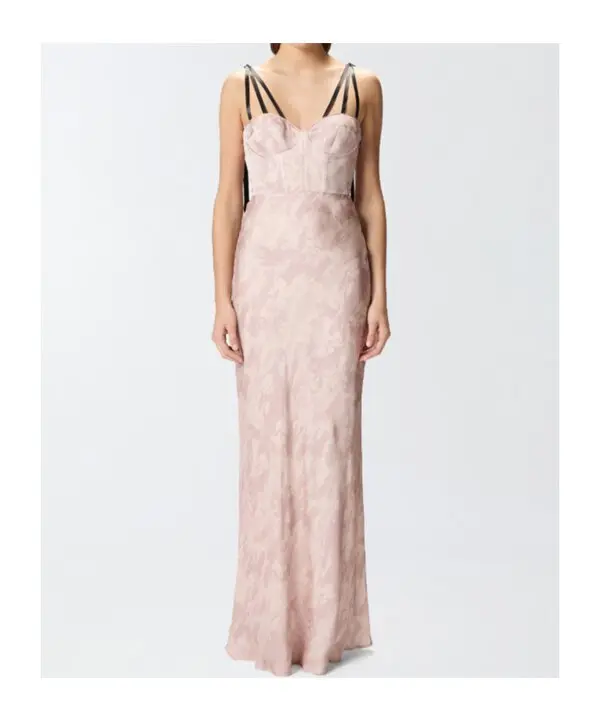 Pinko X Patrick Mcdowell Sleeveless Maxi Dress With Graphic Print