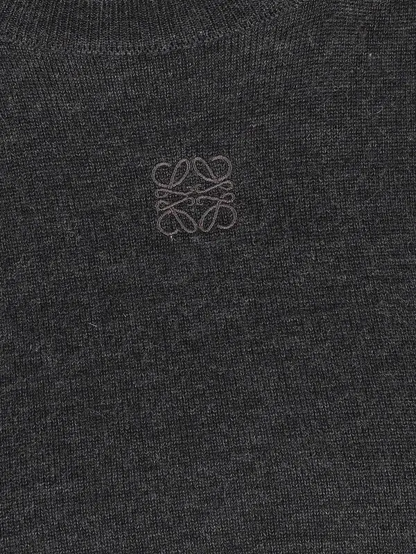 Loewe Crewneck Long-sleeved Jumper With Chest Logo