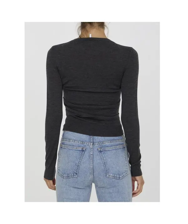 Loewe Crewneck Long-sleeved Jumper With Chest Logo