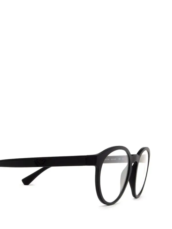 Emporio Armani Round Frame Clip-on Eyeglasses