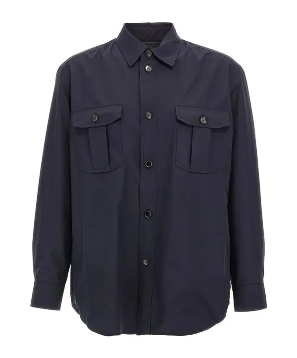 Brioni Shirt Jacket With Flap Pockets