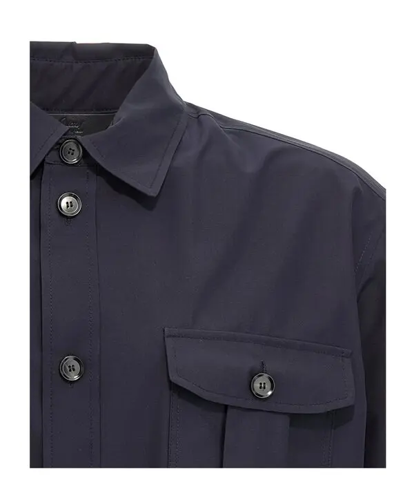 Brioni Shirt Jacket With Flap Pockets