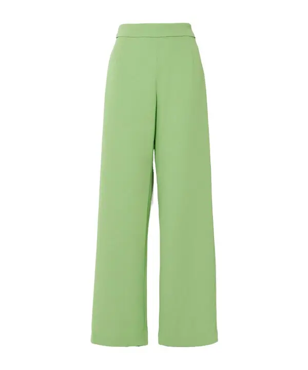 Dries Van Noten High-rise Zipper Casual Pants - Green