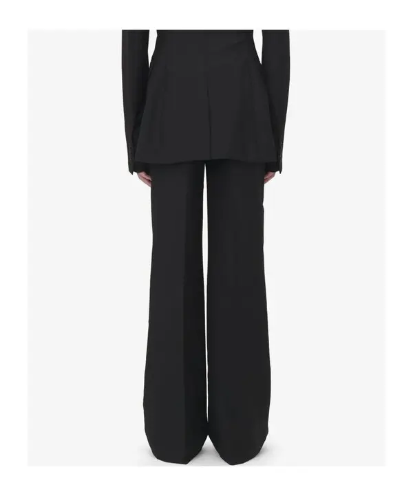 Alexander McQueen Low-rise Tailored Trousers - Black