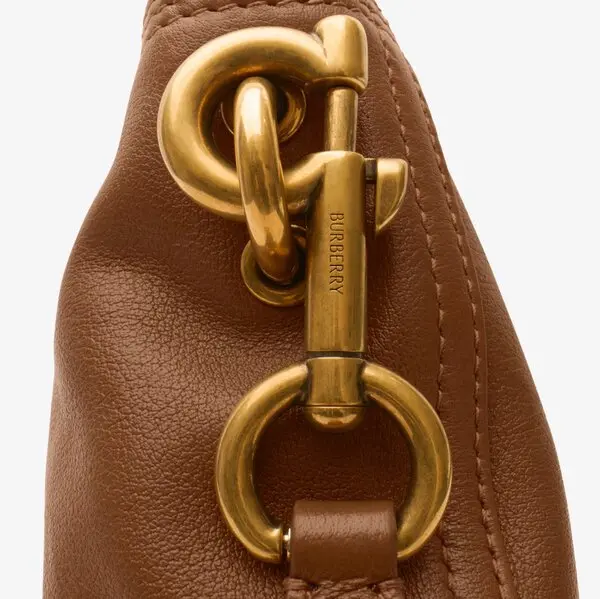 Burberry Mini B Clip Bucket Bag - Hazelnut Brown