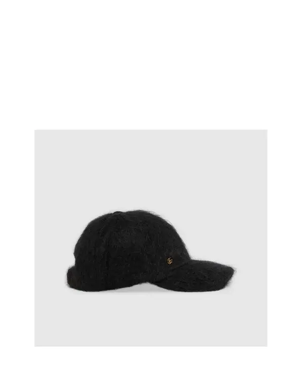 Gucci Baseball Cap With Double G Logo Plaque