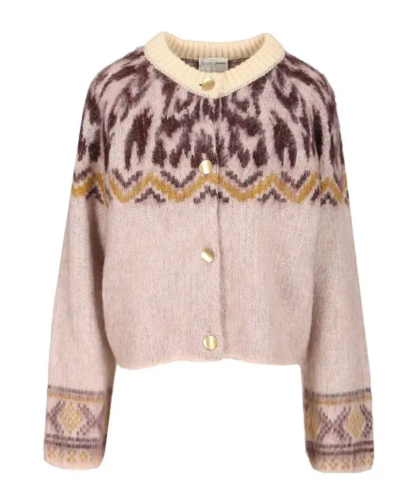 FORTE_FORTE Jacquard Cardigan