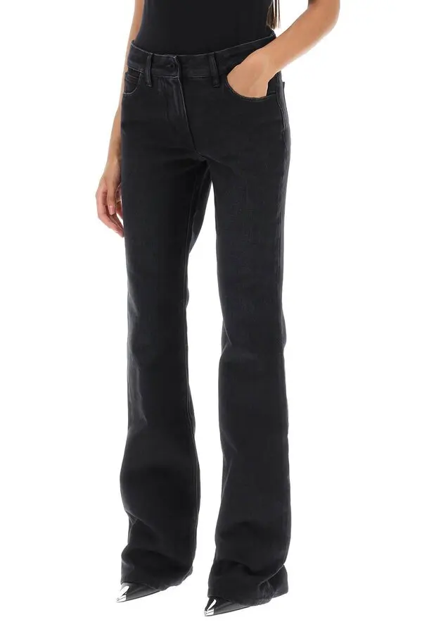 Off-White Bootcut Fit Jeans