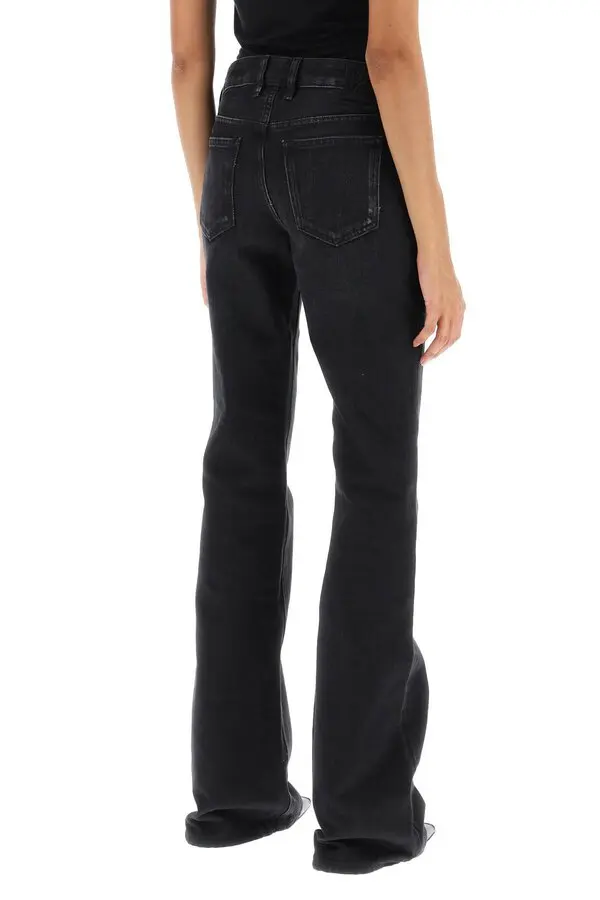 Off-White Bootcut Fit Jeans - Black